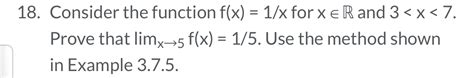 solved consider the function f x 1x ﻿for xinr and