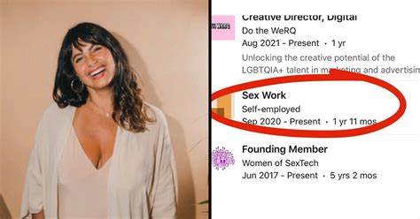 This LinkedIn User S Reasons For Adding Sex Work In Her Experience Deserves All The Applause