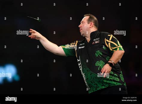 Brendan Dolan In Action During His Third Round Match Against Michael