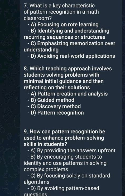 7 What Is A Key Characteristic Of Pattern StudyX