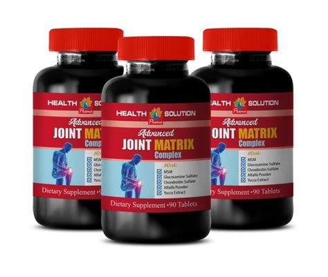 Strength Enhancing Motion Joint Matrix Natural Joint Function 3 Bottles Ebay