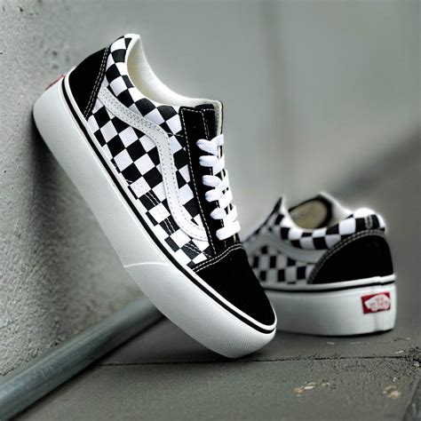 TÊnis Vans Old Skool Plataforma Checkerboard Vn0a3b3uhrkcasa