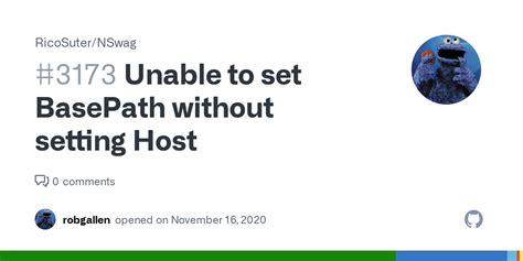 Unable To Set Basepath Without Setting Host · Issue 3173 · Ricosuter