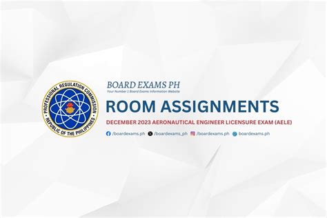 Room Assignments Board Exams Ph
