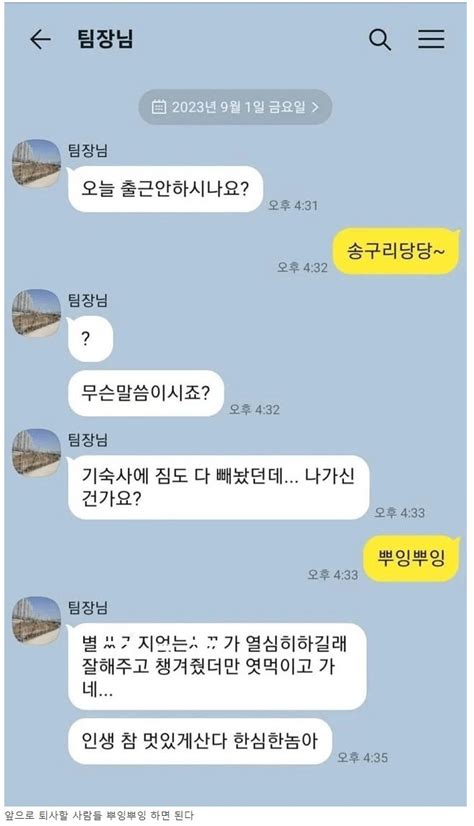 Mz세대의 레전드 퇴사 방법