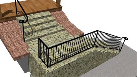 Wrought Iron Railing 3d Warehouse