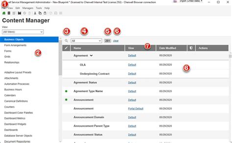 Tour The Content Manager User Interface