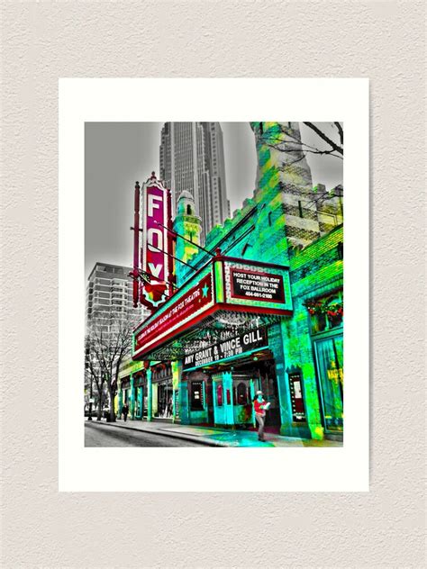 The Fabulous Fox Theater Atlanta Georgia Art Print By Happyhead64