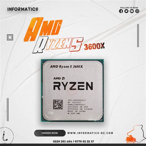 AMD Ryzen X Core Thread Desktop Processor