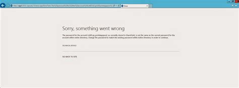 SharePoint Trenches Unable To Change The Password Of Managed Service