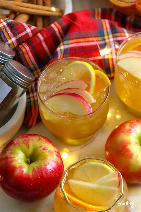 Apple Pie Sangria Includes Mocktail Version