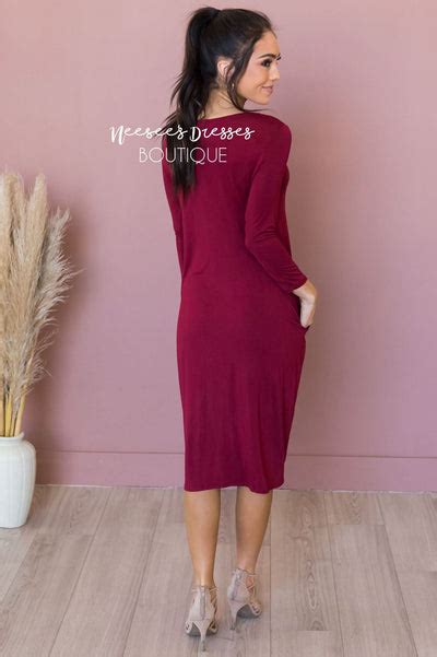 The Kami Modest Mid Length Dress Neesees Dresses