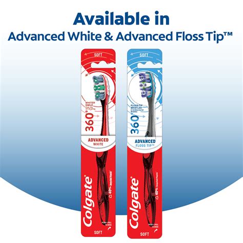 Colgate 360 Advanced Floss Tip Bristles Soft Nepal Ubuy