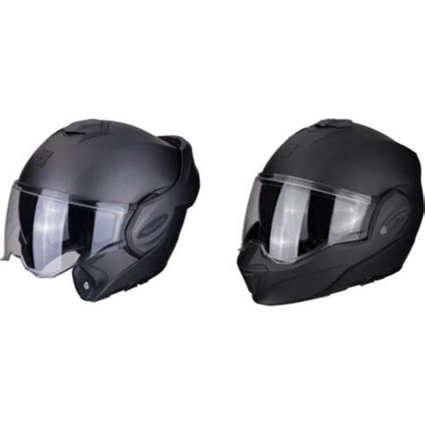 Nieuw Scorpion Exo Tech Mat Zwart Systeem Motor Helm M Advertentie