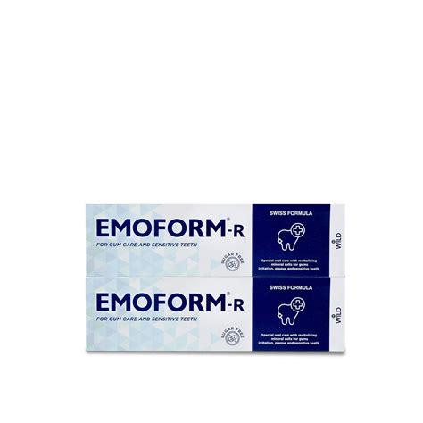 Emoform R Toothpaste For Plaque And Sesnsitive Teeth 100 Gm Pack Of 2
