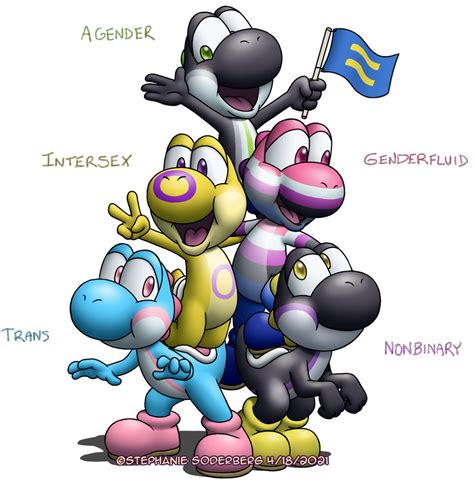 Yoshi Lgbtq Pride Yoshies Part 2 By Lululunabuna On Deviantart