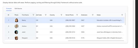 Radzen Datagrid Scrollbar To Start From First Row Radzen Blazor