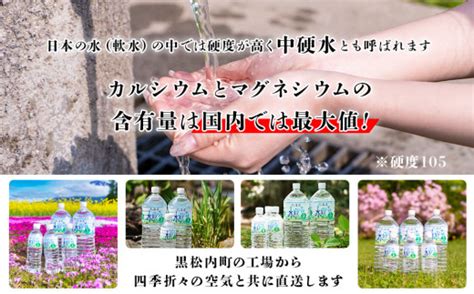 黒松内銘水 水彩の森 2L12本2箱北海道 ミネラルウォーター 北海道黒松内町 セゾンのふるさと納税