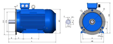 3kw 4hp 1400rpm Shaft 28mm Electric Motor Three Phase 415v