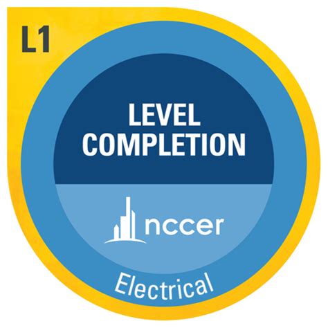 NCCER Electrical Level 1 Credly