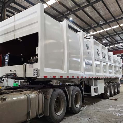 China Garbage Compactor Semi Trailer Manufacturers Suppliers Factory