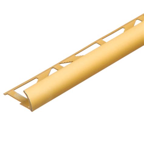 Profil krawędziowy owalny aluminium anoda CEZAR 10mm 1m Złoty