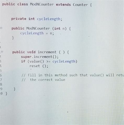 solved 1 the counter class doesu t have a constrictor why