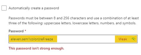 Password Complexity Roffice365