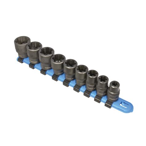 Get 44 Bolt Extractor Socket Set Metric