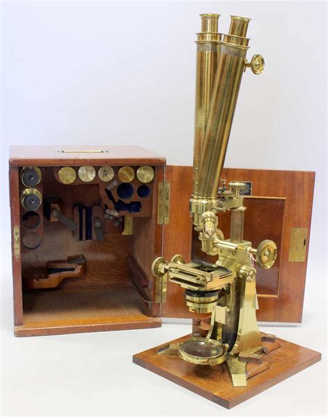 Lot 3233 J Swift Binocular Microscope