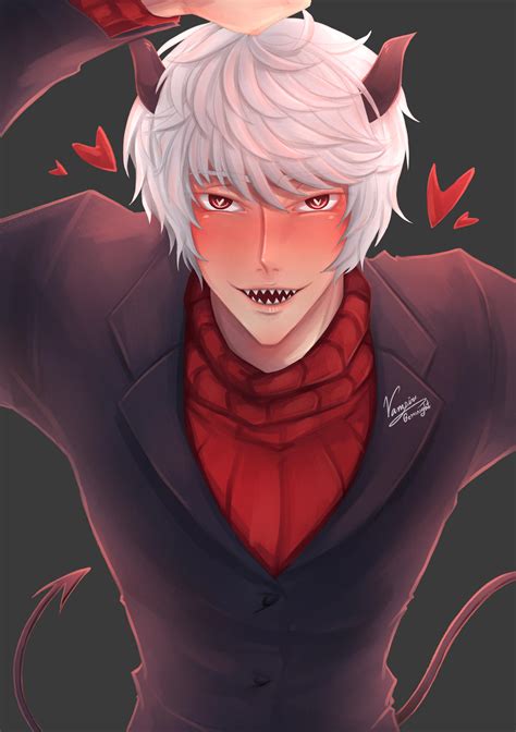 Helltaker Modeus Male Ver By Vampiregeminight On Deviantart