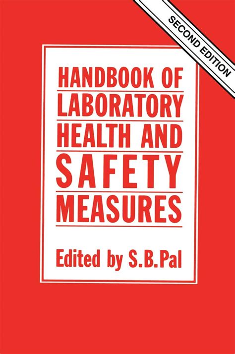 Handbook Of Laboratory Health And Safety Measures 9780746200773 Medicine Health Science