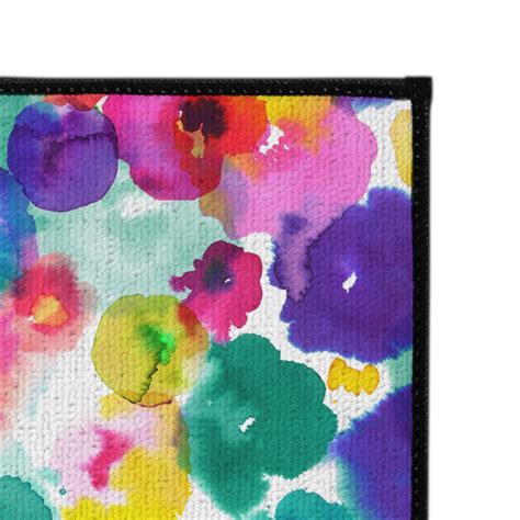 Abstract Floral Watercolor Multi Door Mat Shutterfly