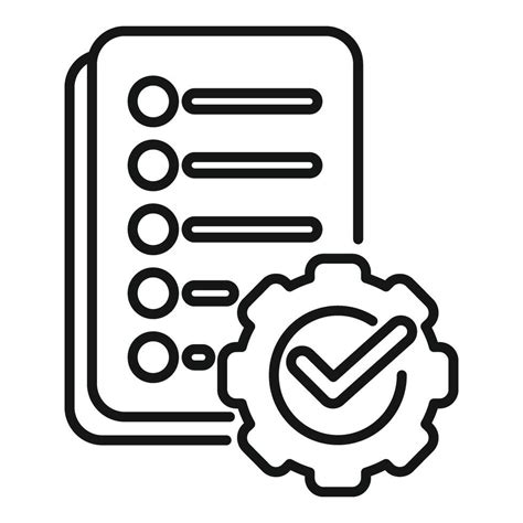 Control Search Document Icon Outline Vector Compliance Rule 42522577 Vector Art At Vecteezy