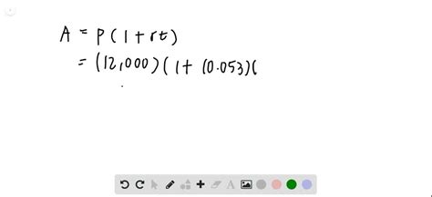 Solvedfind The Maturity Value And The Amount Of Simple Interest Earned