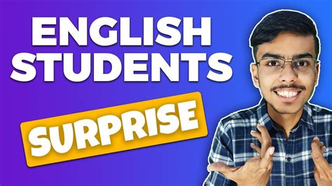 English Core Students Ke Liye Surprise 😍😍 Youtube