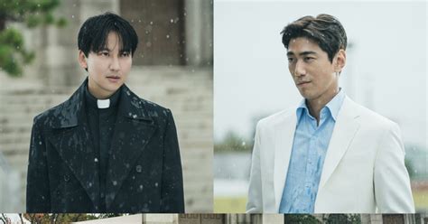 ‘열혈사제2 김남길 성준 ‘날카로운 시선 Vs ‘서늘 미소···긴장감 넘치는 빗속 대치