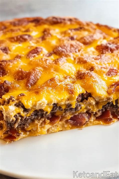Carnivore Bacon Cheeseburger Casserole Recipe