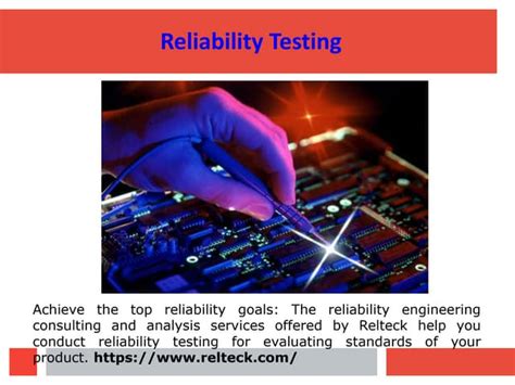 Reliability Testing Ppt