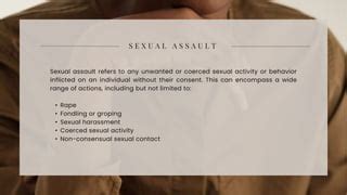 Breaking The Silence Understanding And Addressing Sexual Assault PPT