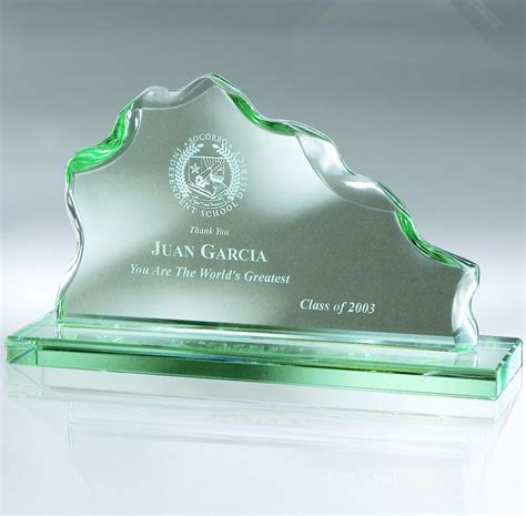 Jade Iceberg Award Optical Crystal Awards