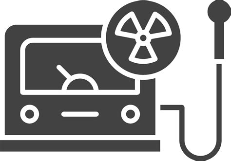 Radiation Detector Icon Vector Image Suitable For Mobile Apps Web