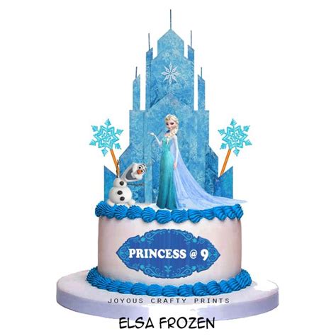 Frozen Elsa Cake Topper Personalize Nameage Only Lazada Ph