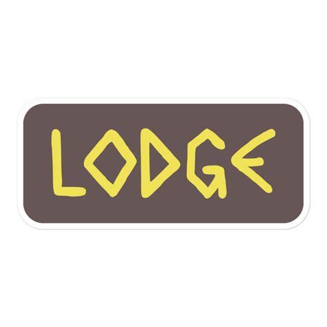Mdsc Lodge Sticker Camp Mdsc