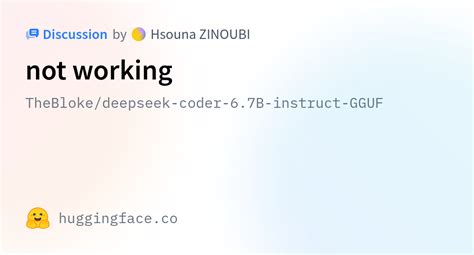 Theblokedeepseek Coder 67b Instruct Gguf · Not Working