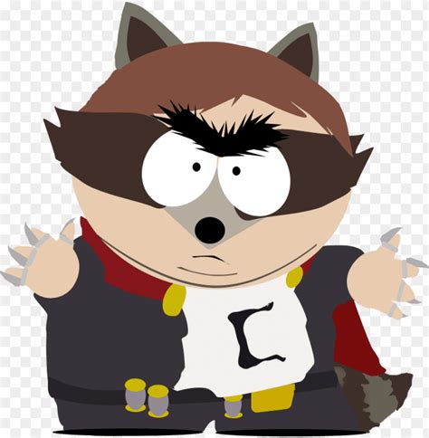 Eric Cartman As The Coon Coon South Park PNG Transparent With Clear