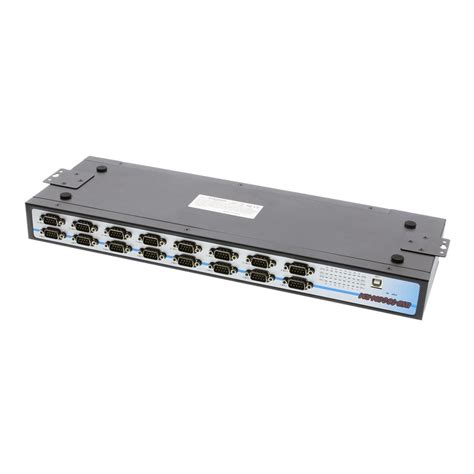 USB To Serial 16 Port RS 232 Adapter Metal Rackmountable Case