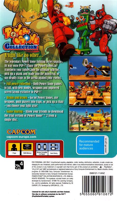 Power Stone Collection Box Shot For Psp Gamefaqs