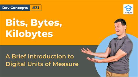 What You Need To Know About Bits Bytes And Kilobytes Dev Concepts SoftUni Global