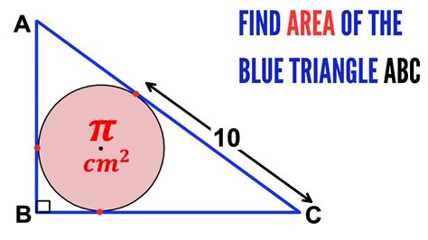 Can you find area of the Triangle ABC? | (Inscribed Circle) | #math #maths | #geometry - YouTube